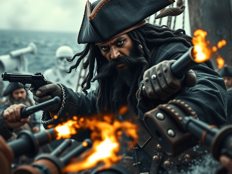 Blackbeard: The Infamous Pirate’s Final Duel – History in 5 Minutes or less