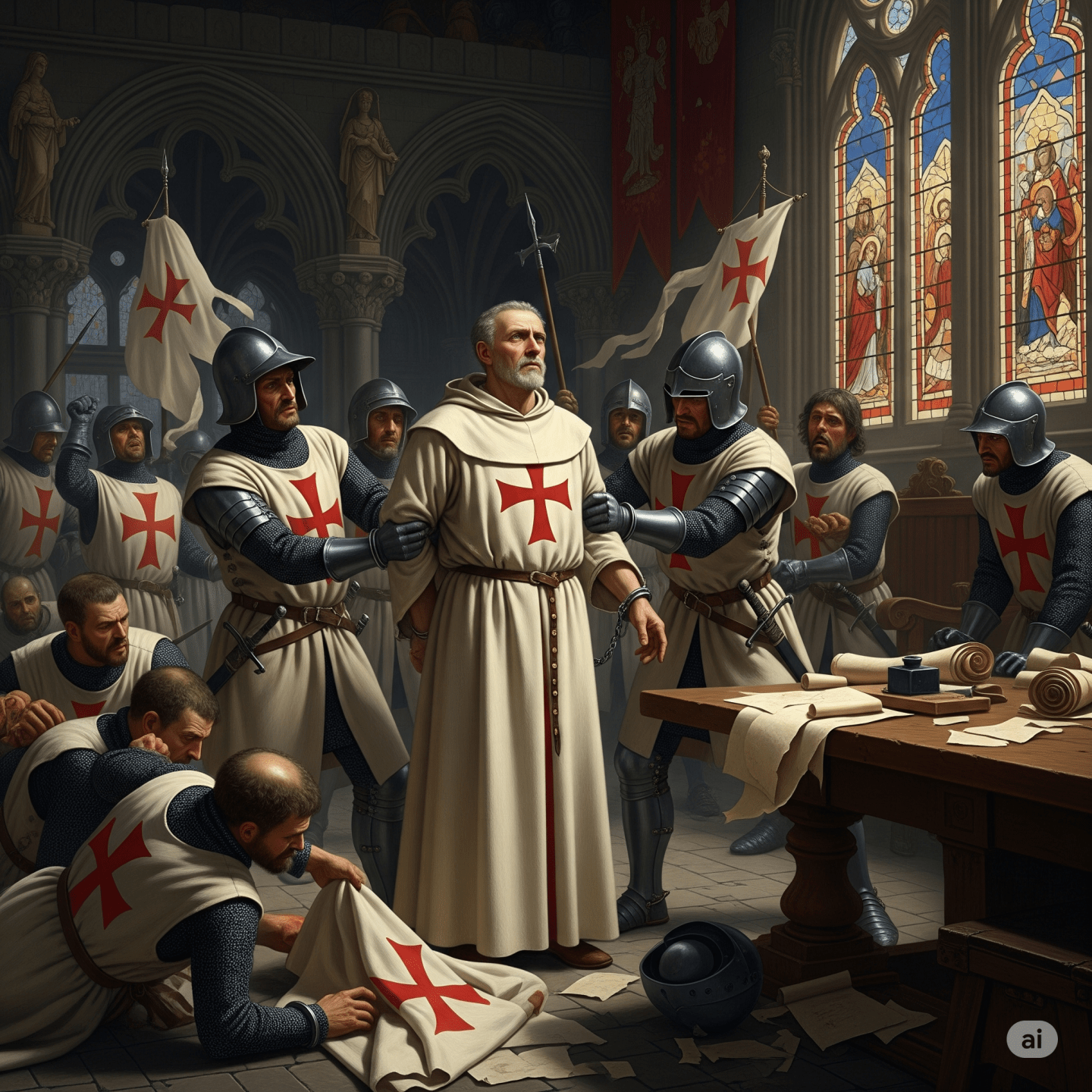 The Fall of the Knights Templar and Jacques de Molay: The End of the ...